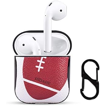 Amazon.com: HIDAHE Airpod Cases Football, Airpods Skins, Apple Airpod ...
