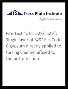 Amazon.com : UL528: (Fire Test "UL-L-528/L529") Single layer of 5/8 ...