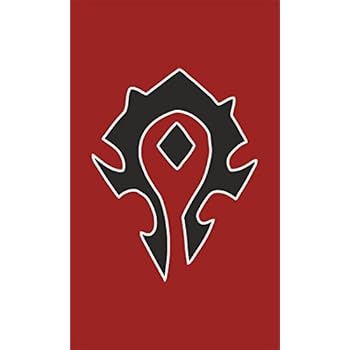 Amazon.com : Warcraft Flag | Horde Portrait | 3x5 Ft / 90x150 cm ...