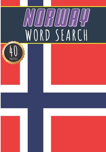 Norway Word Search: 40 Fun Puzzles With Words Scramble for Adults, Kids ...