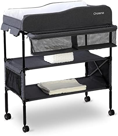 Changing Table Portable Diaper Changing Station, Mobile Baby Foldable ...