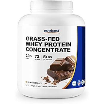 Amazon.com: Nutricost Grass-Fed Whey Protein Concentrate (Chocolate) 5LBS - Undenatured, Non-GMO ...