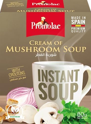 Promolac Cream Of Mushroom Instant Cup Soup, 20 Gm, Pack Of 4 price in ...
