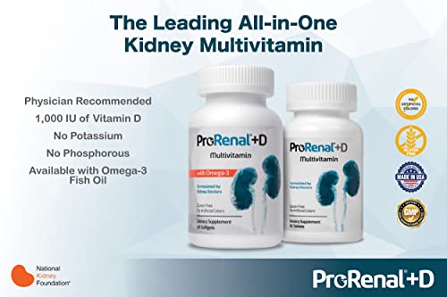 Nephroceuticals ProRenal+D Kidney Multivitamins 90-Day Supply | Pricepulse