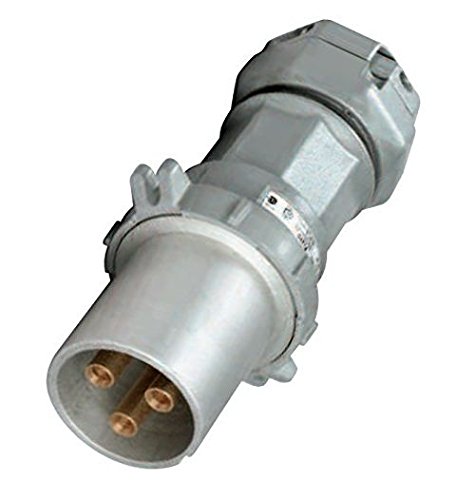 Killark VP204612 Pin and Sleeve Plug, 3 Wire, 4 Pole, 200 Amp, 600V ...