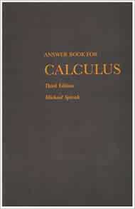 Answer Book for Calculus (3rd Edition): Spivak, Michael: 9780914098904 ...