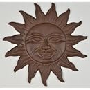 Amazon.com : Decorative Cast Iron Sun Face Yard Garden Stepping Stone ...