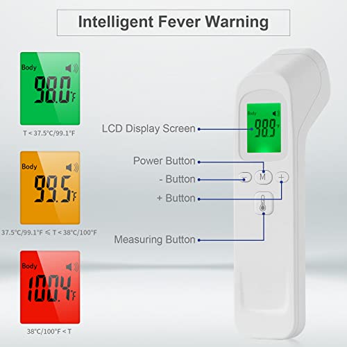 Infrared Forehead Thermometer, Non-Contact Forehead Thermometer for ...