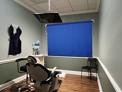 Blue Large Roll-Up/Pull-Down Background Before & After in Oman | Whizz ...