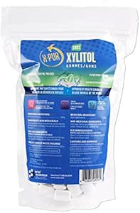 X-PUR 100% Xylitol Gum Mint Flavor 500 Pieces: Amazon.ca: Health ...
