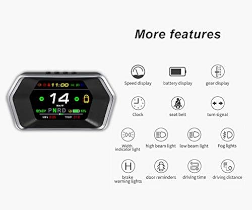 Topfit for Tesla Model Y Heads Up Display(HUD) Smart Digital Meter ...