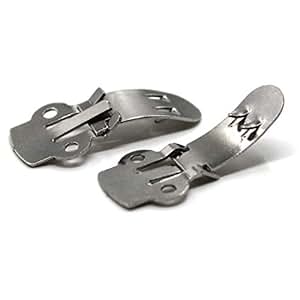 Amazon.com: Wholesale Large Stainless Steel Flat Blank Shoe Clips For ...