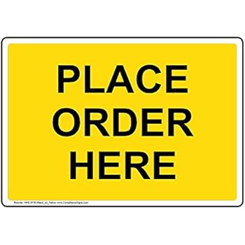 Amazon.com: ComplianceSigns Aluminum Parts Department Sign, 14 x 10 in ...