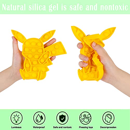 IGINOA 4 Packs Pop Poop Fidget Toy, Animal Sensory Anxiety Stress ...