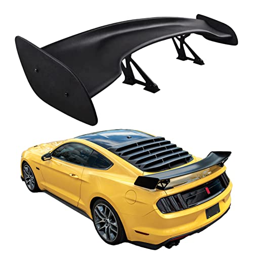 47" Universal Wing Spoiler GT Style Adjustable Racing Spoiler ABS ...