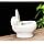 Amazon.com: Toilet Flower Pots Creative White Ceramic Toilet Succulent ...