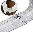 Zip Hinge - 6 Pack | 2-6 Pack Set Downspout Gutter Hinge - Fits 2x3 ...