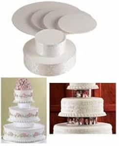 Amazon.com | Wilton Tailored Tiers Cake Display Set: Cake Stands