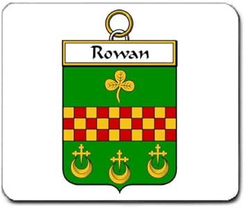 Amazon.com : Rowan Family Crest Coat of Arms Mouse Pad : Office Products