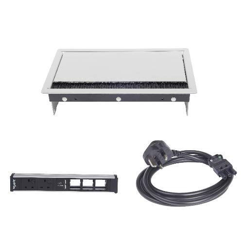 Schneider Electric Mita INS91001 in-desk unit frame for 3 way in desk ...