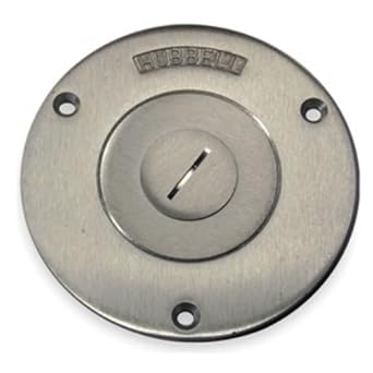 Hubbell Wiring Systems SA2525 Aluminum Round Floor Box Combination ...
