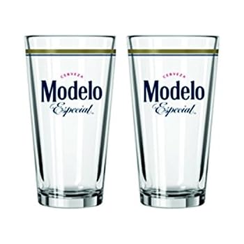 Amazon.com | Modelo Especial Pint Glass: Beer Glasses