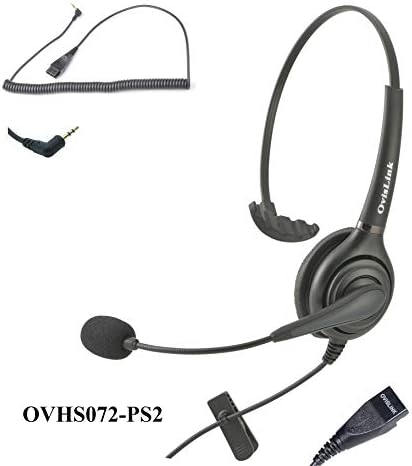 Polycom SoundPoint Phone Headset | Noise Canceling Call Center Headset ...