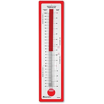 Amazon.com: Learning Resources Large Classroom Thermometer: Office Products