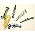 Amazon.com: Clue Board Game Replacement Weapons Set (6) Pewter Rope ...
