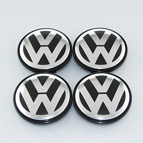 Buy Wheel Center Cap Emblem 65mm VW Center Hub Caps for All Models with ...