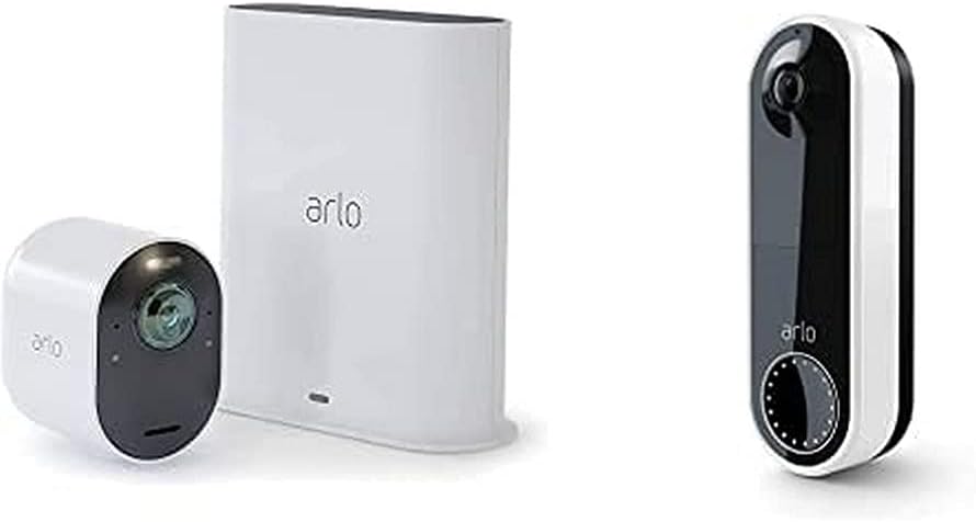 Arlo Ultra Smart Home Security Camera CCTV System and Wireless Video ...