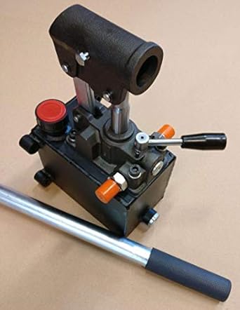Hydraulic Hand Pump for Double Acting Cylinder, Closed Center. 0.75in3 ...