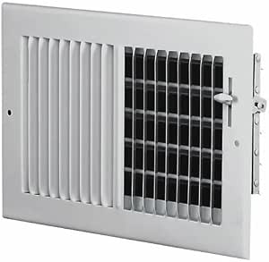 American Metal Products 12X6 2Wy Side Register 382W12x6 Ceiling Wall ...