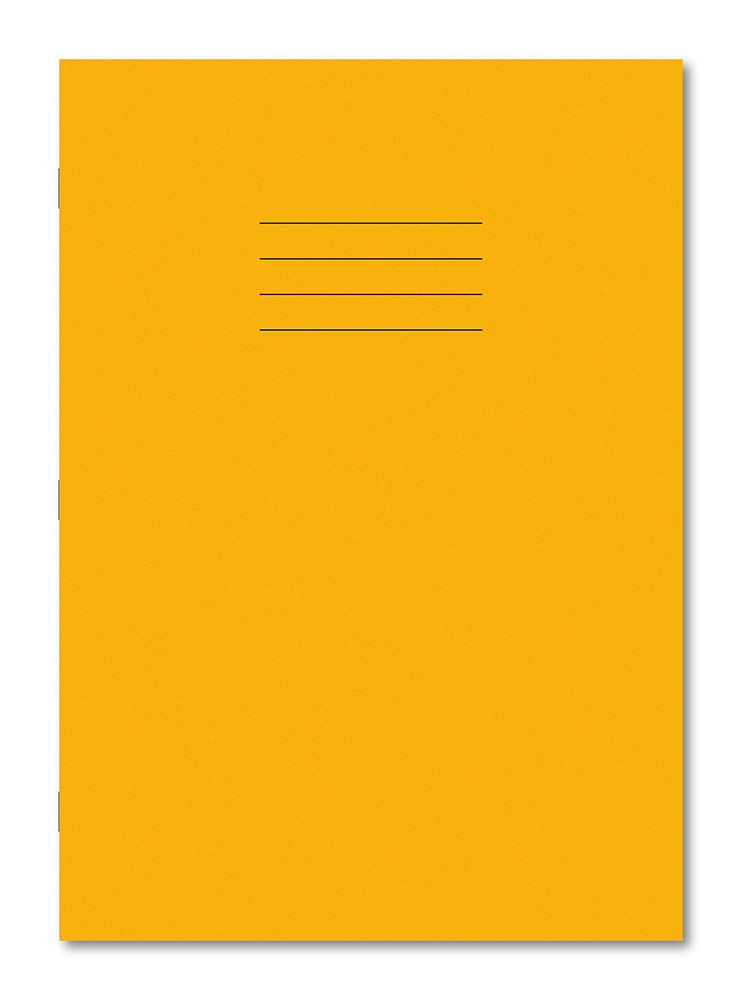 Hamelin A4 Plain 64 Pages Exercise Book - Yellow (Pack of 50): Amazon ...