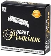 Amazon.com: DERBY Barber Razor Cutting Premium Single Edge Blade 100 ...