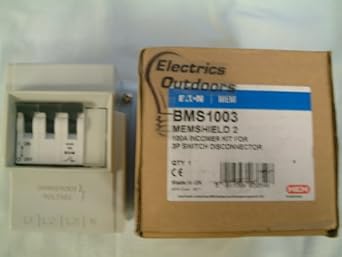Memshield 2 BMS1003 100A Main Switch for 3 Phase/TPN Distribution Board ...