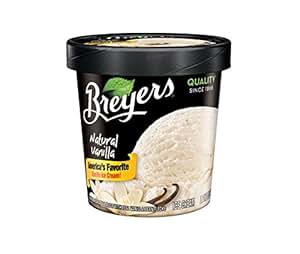 Breyers, Vanilla All Natural Ice Cream, Pint (8 Count): Amazon.com ...