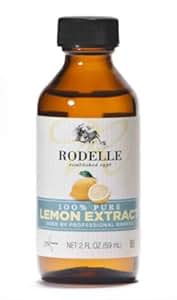 Amazon.com : Rodelle Pure Extract, Lemon, 2 Ounce : Natural Flavoring ...