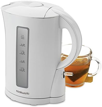 Cookworks Kettle 1.7 Litre Capacity in White Color: Amazon.co.uk ...