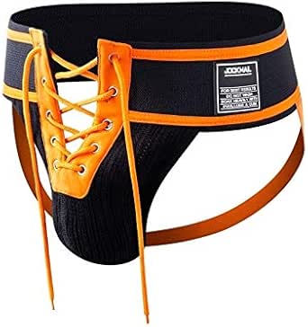 JOCKMAIL Men's Sexy Jock Strap Lace Up Jockstrap Underwear Athletic ...