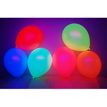 Amazon.com: Blacklight Party Balloons that Glow in the Dark under ...