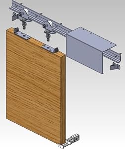 House One Sliding Roller Door Gear Track System DIY Set Kit Single ...