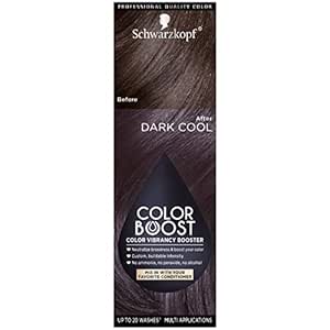 Amazon.com: Schwarzkopf Color Boost Color Vibrancy Booster, Dark Cool ...