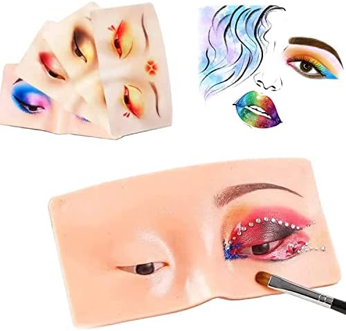 Makeup Practice Face, 3D Silicone Face for Makeup Practice, Makeup ...