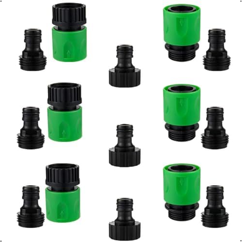 Xspring Garden Hose Quick Connectors, Garden Hose Connector Set, Hose ...
