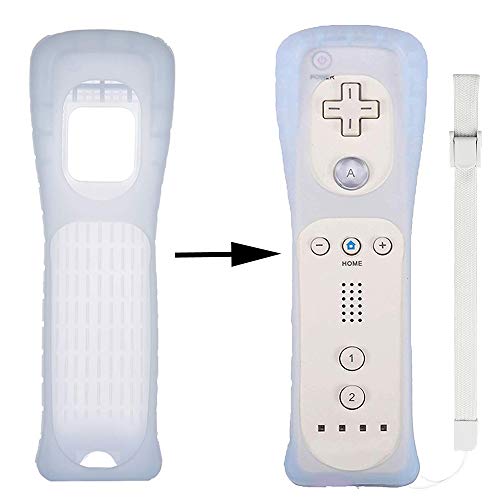 Lactivx 2X Wii Silicone Case Cover with Wrist Strap for Wii Remote ...