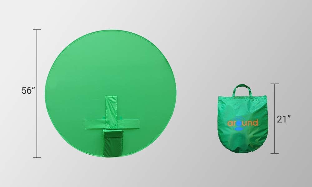 Webaround Big Shot 142 cm | Green | Portable Collapsible Webcam ...