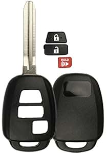 Amazon.com: KeylessOption Just the Case Keyless Entry Remote Uncut Car ...