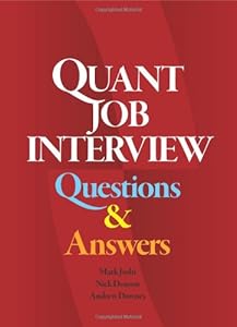 Quant Job Interview Questions and... book by Nick Denson