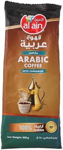 Al Ain Arabic Roasted Coffee With Cardamom, 250gm price in UAE | Amazon ...